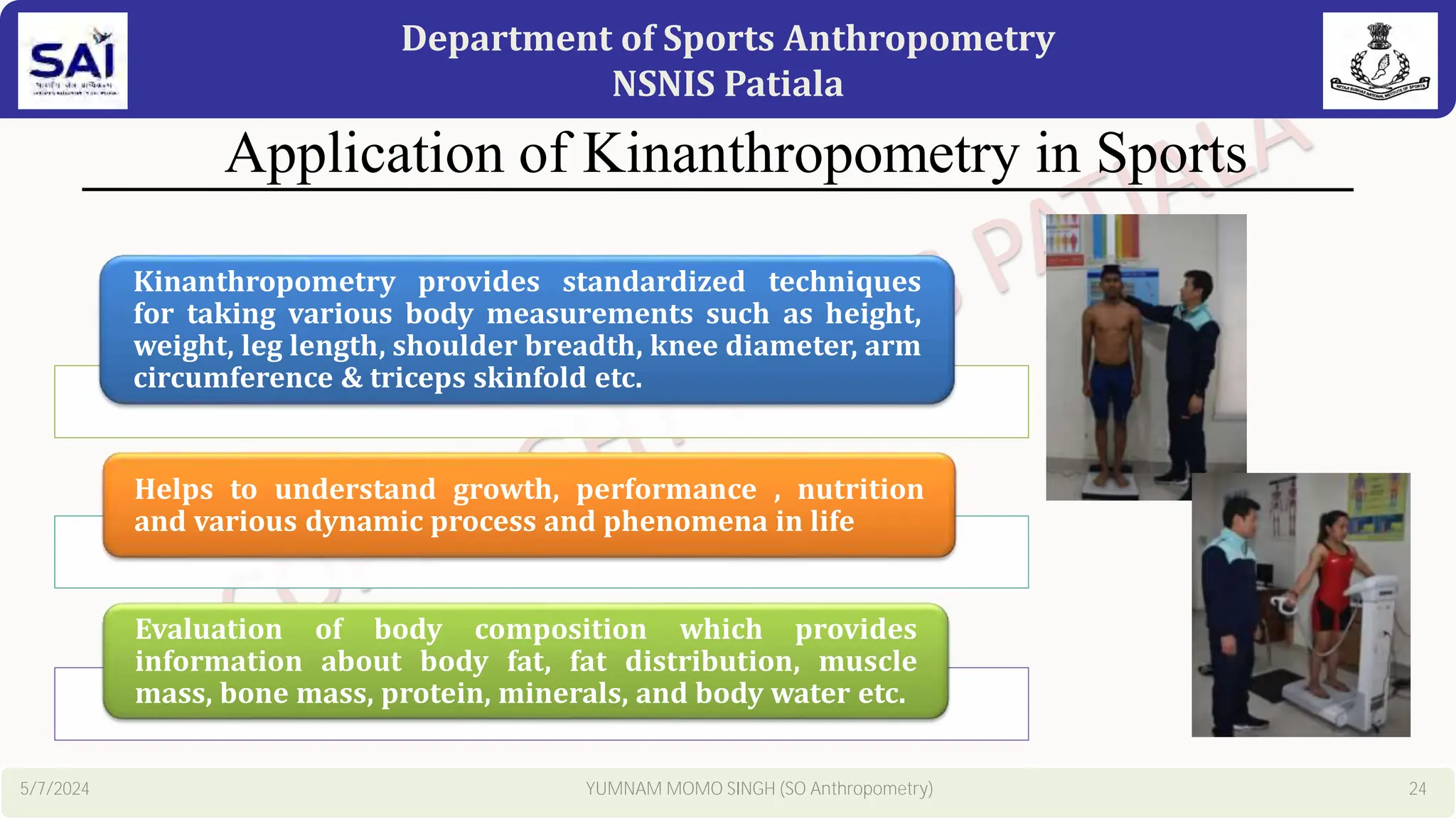 Role of kinanthropometry in sports .pdf. | PDF