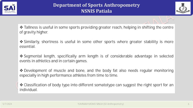 Role of kinanthropometry in sports .pdf. | PDF | Bodybuilding | Sports