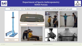 Role of kinanthropometry in sports .pdf. | PDF