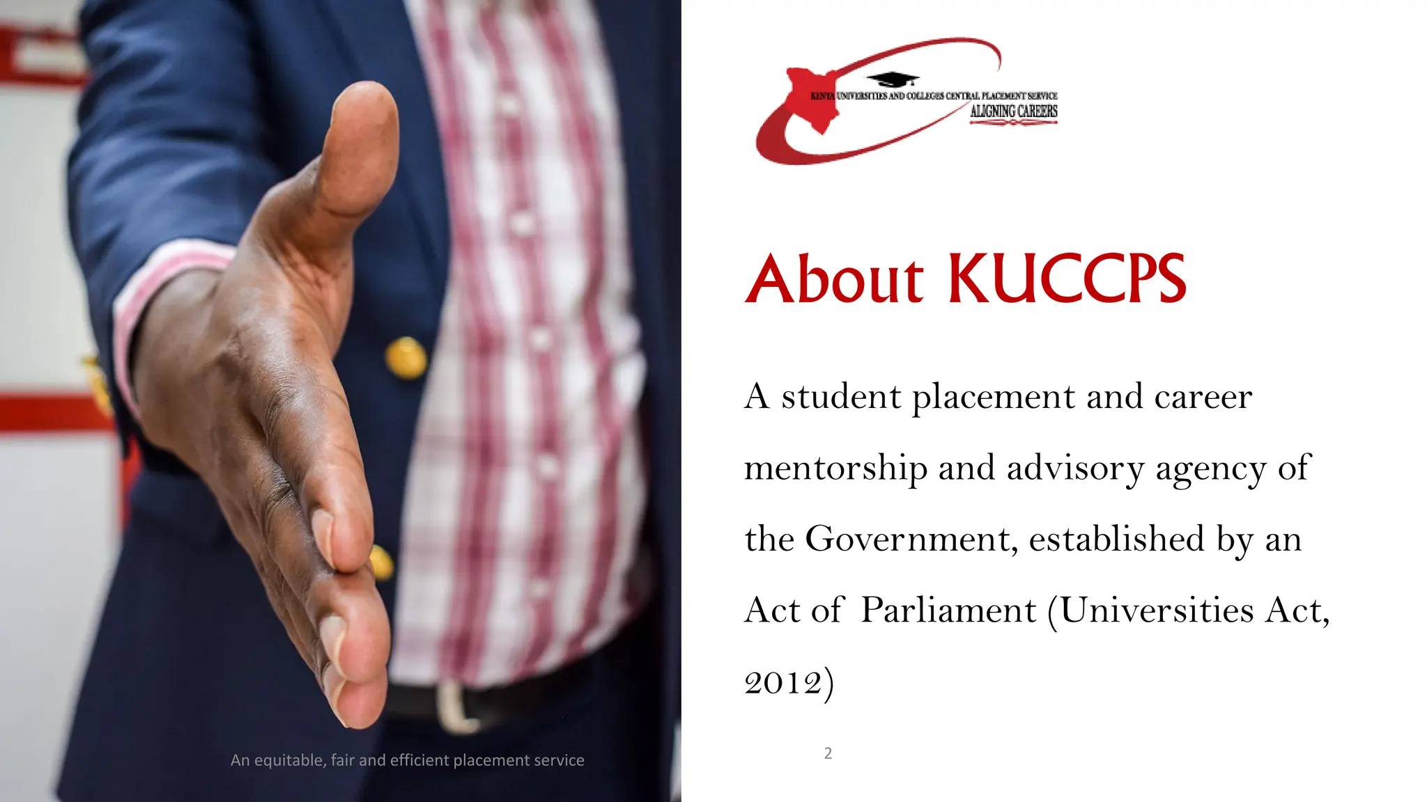 Role of KUCCPS in Kenya implementing CBC | PPT