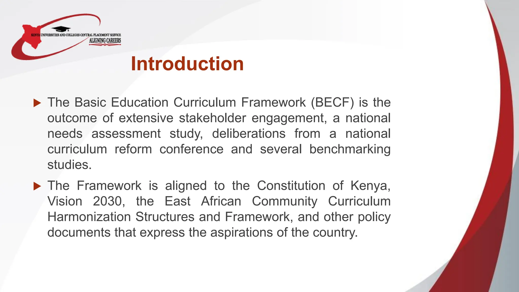 Role of KUCCPS in Kenya implementing CBC | PPT