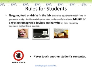 Role of laboratory technicians for computer institutes | PPTX