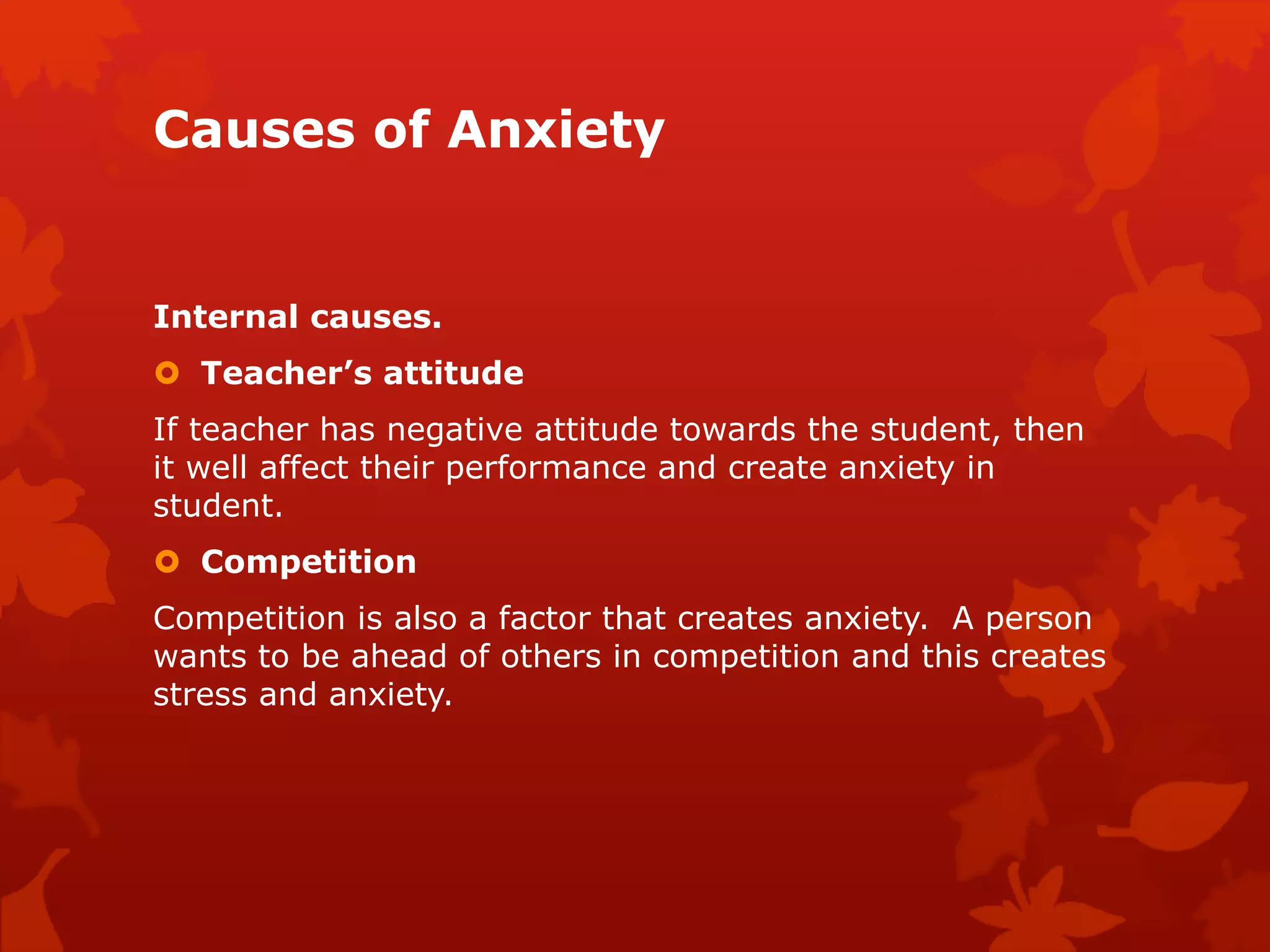 Role of language anxiety in language learning | PPT