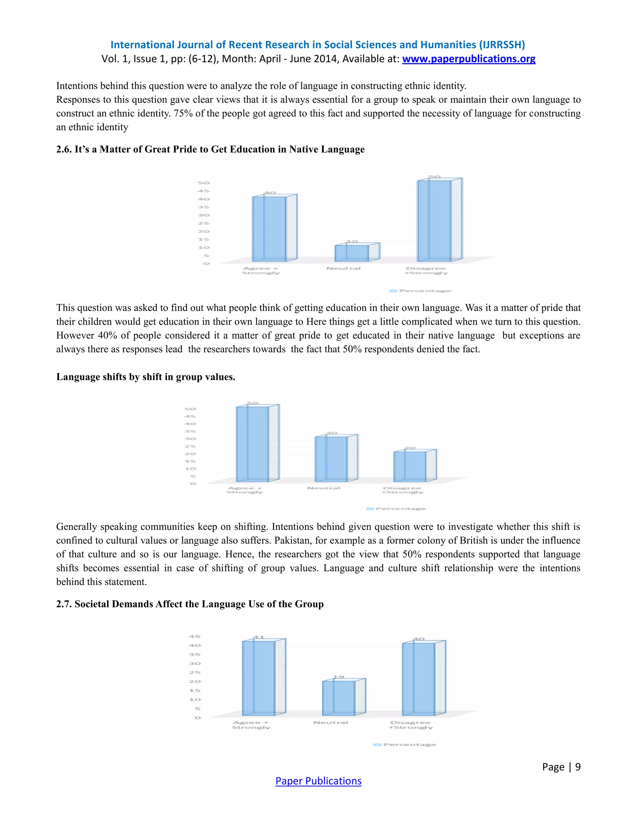 Role of Language in Maintaining Ethnic Identity | PDF