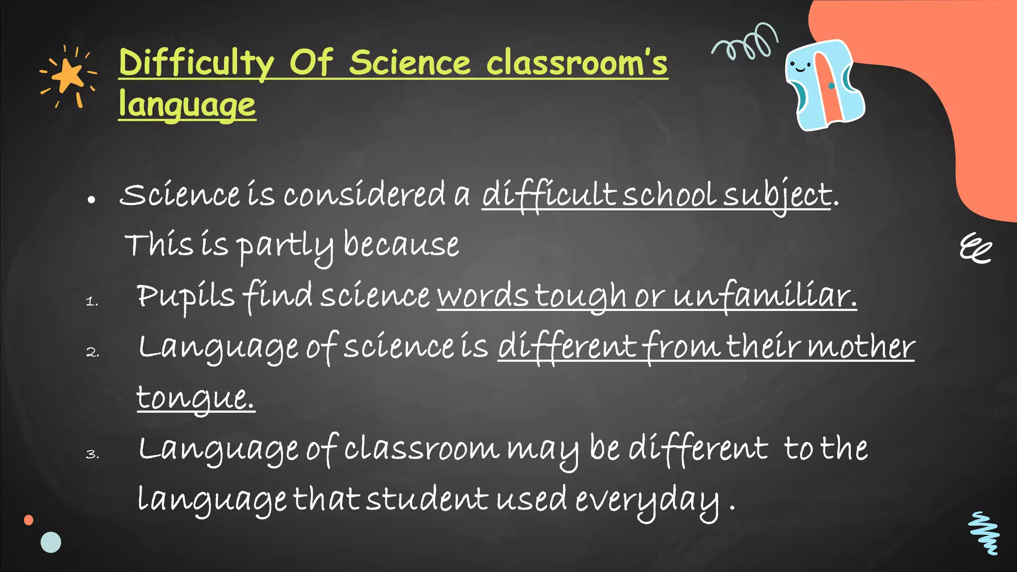 Role and importance of language in science Teaching | PDF | Science