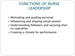 ROLE OF LEADERSHIP,MANAGEMENT AND RESEARCH IN NURSING.pptx