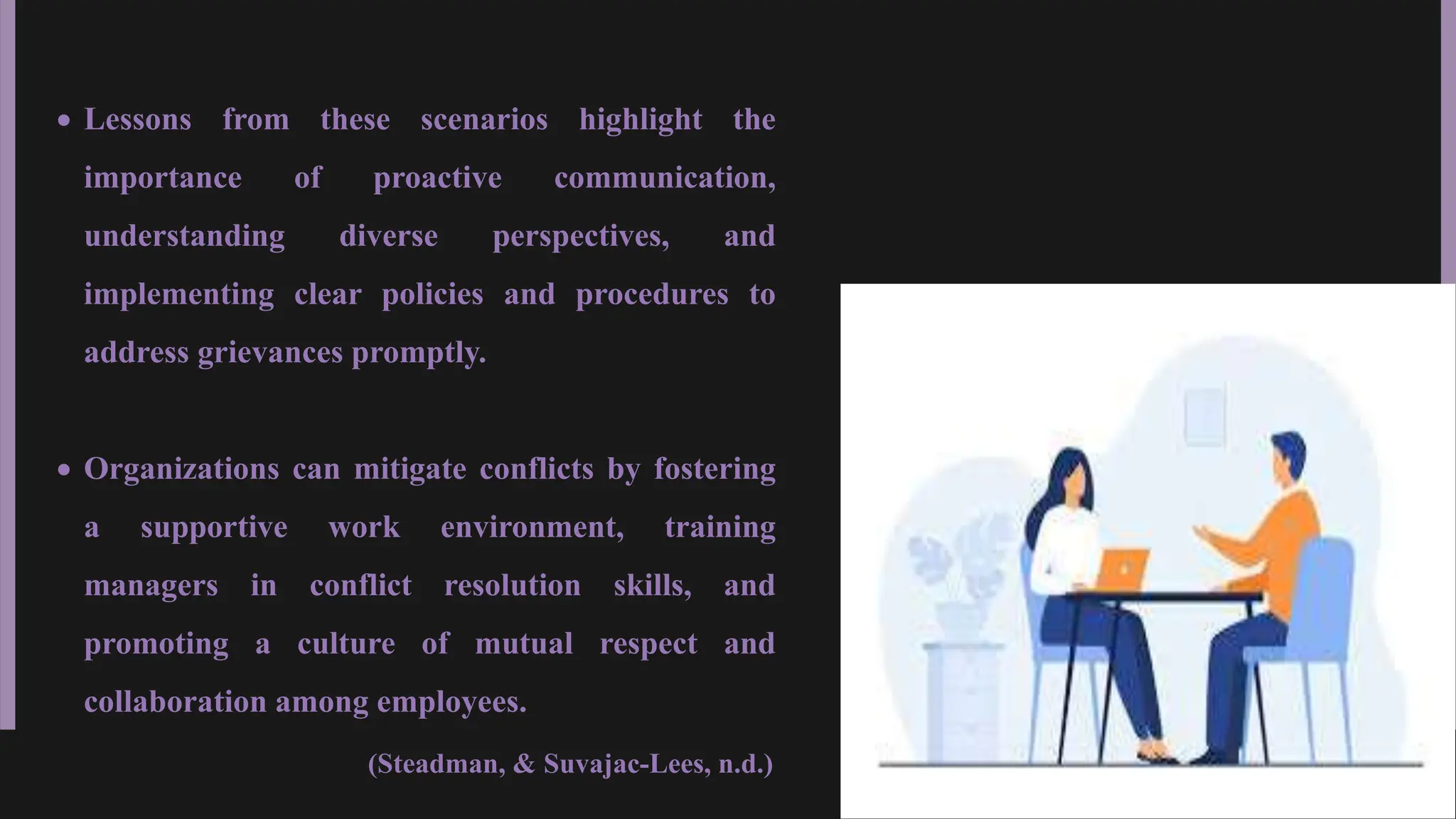 ROLE OF LEADERS IN MITIGATING CONFLICT IN THE WORKPLACE STRATEGIES AND ...