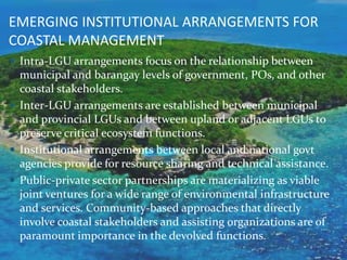 Role of lgu's in the management of fisheies | PPTX