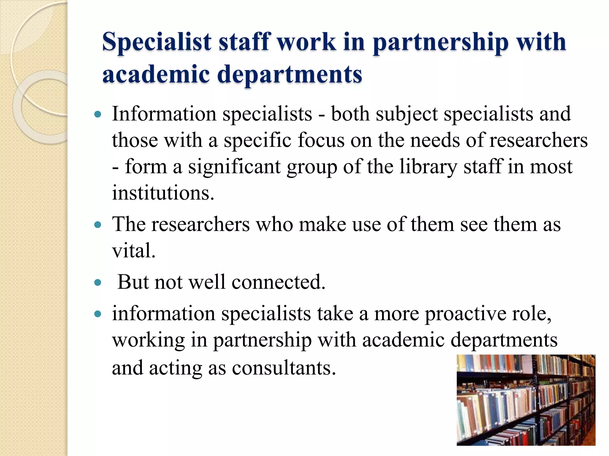 Role of libraries in research final ppt | PPTX