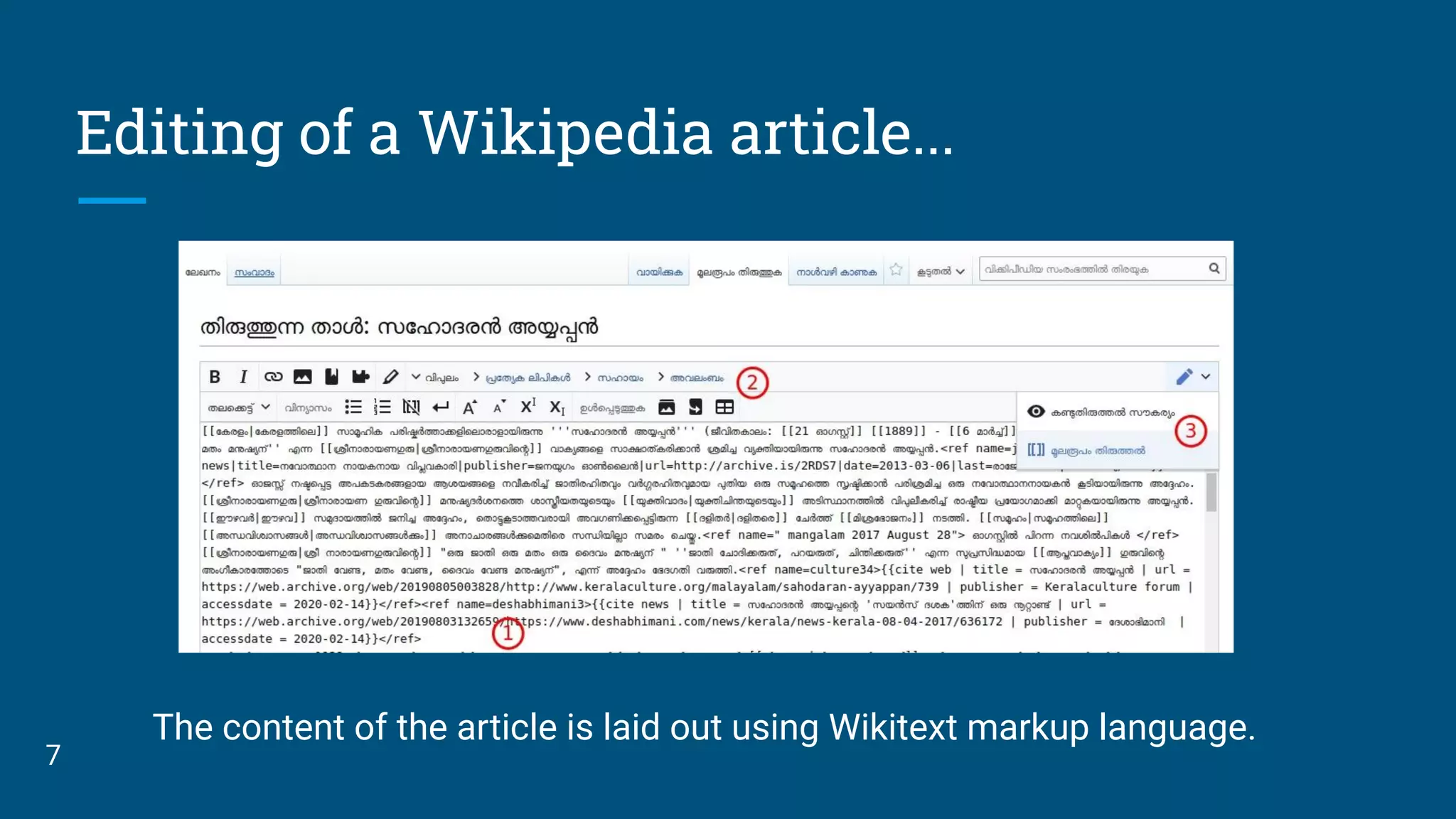 Role of libraries in wikipedia content development | PPT