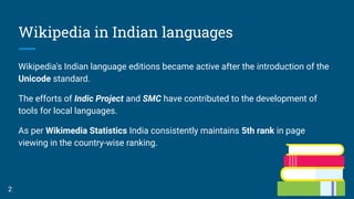 Role of libraries in wikipedia content development | PPT
