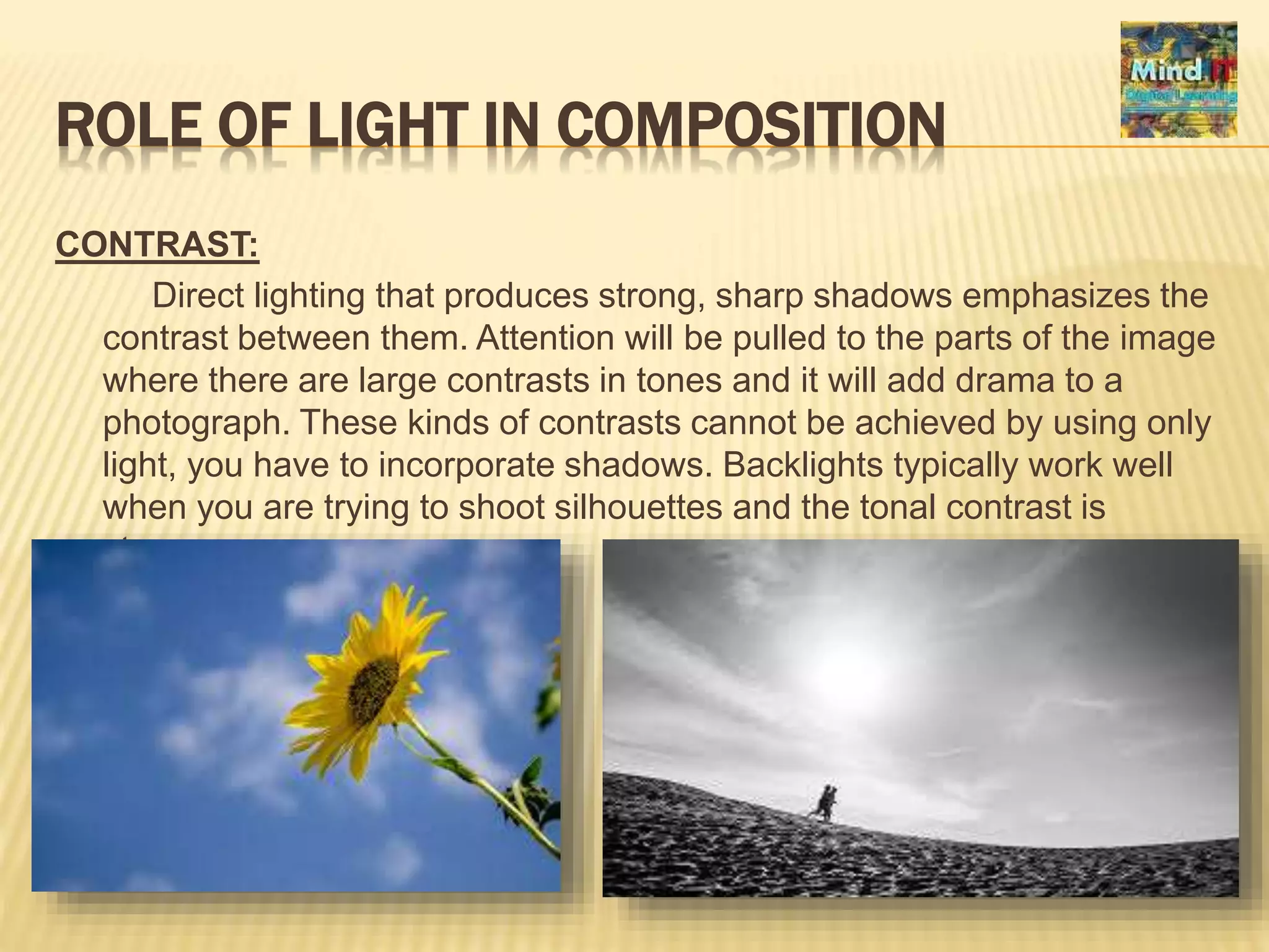 Role of light in Photo Composition | PPSX
