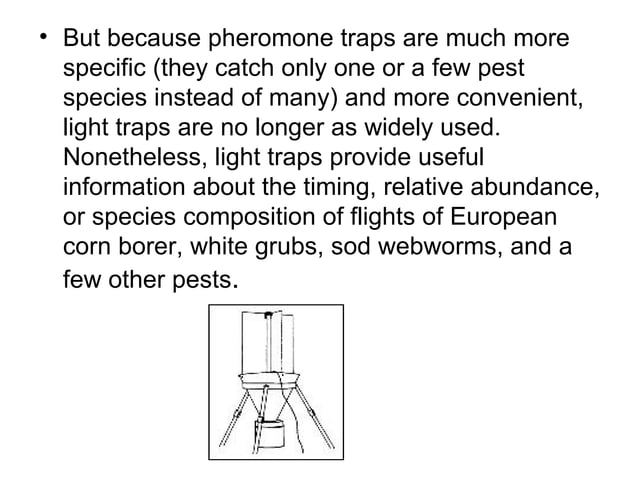 Role of light traps presentation | PPT