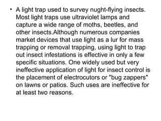 Role of light traps presentation | PPT