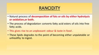 Lipid composition and its role in metabolism | PPT