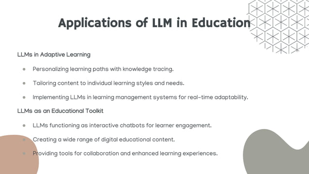 Role of LLMs in Education_ Short Story.pptx | Education industry | Industries
