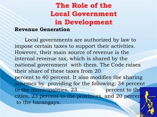 Role of Local Government | PPT