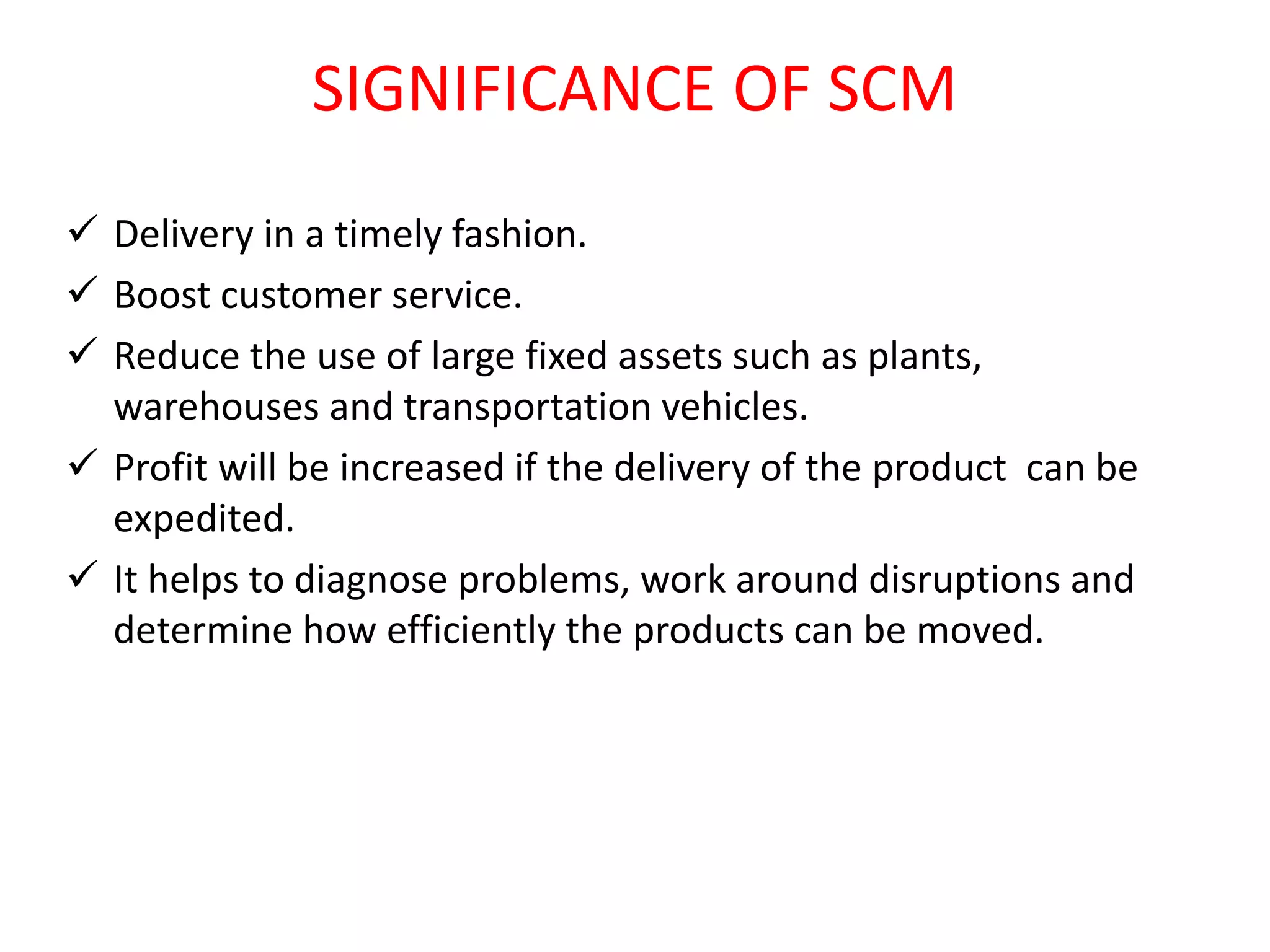 Role of logistics and scm om | PPSX