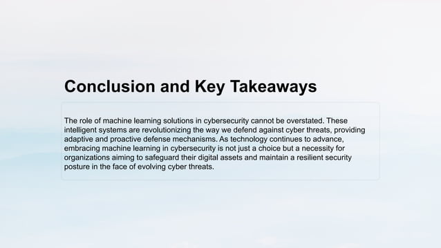 The Role of Machine Learning in Cybersecurity.pptx | Internet | Computing