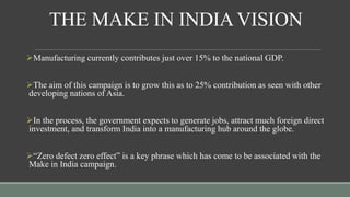 Role of make in india in economic development | PPTX