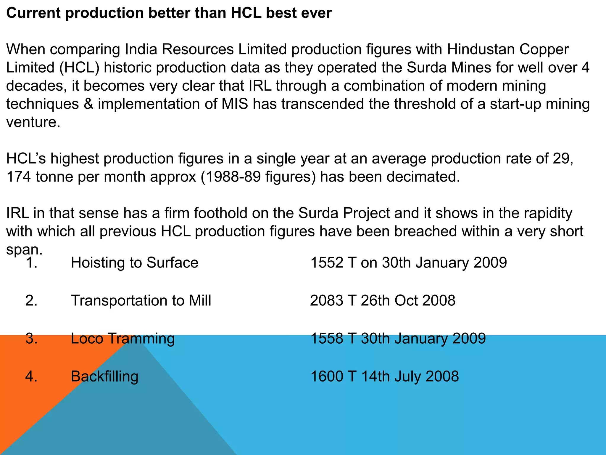 Role of management information systems in a mine. | PPTX