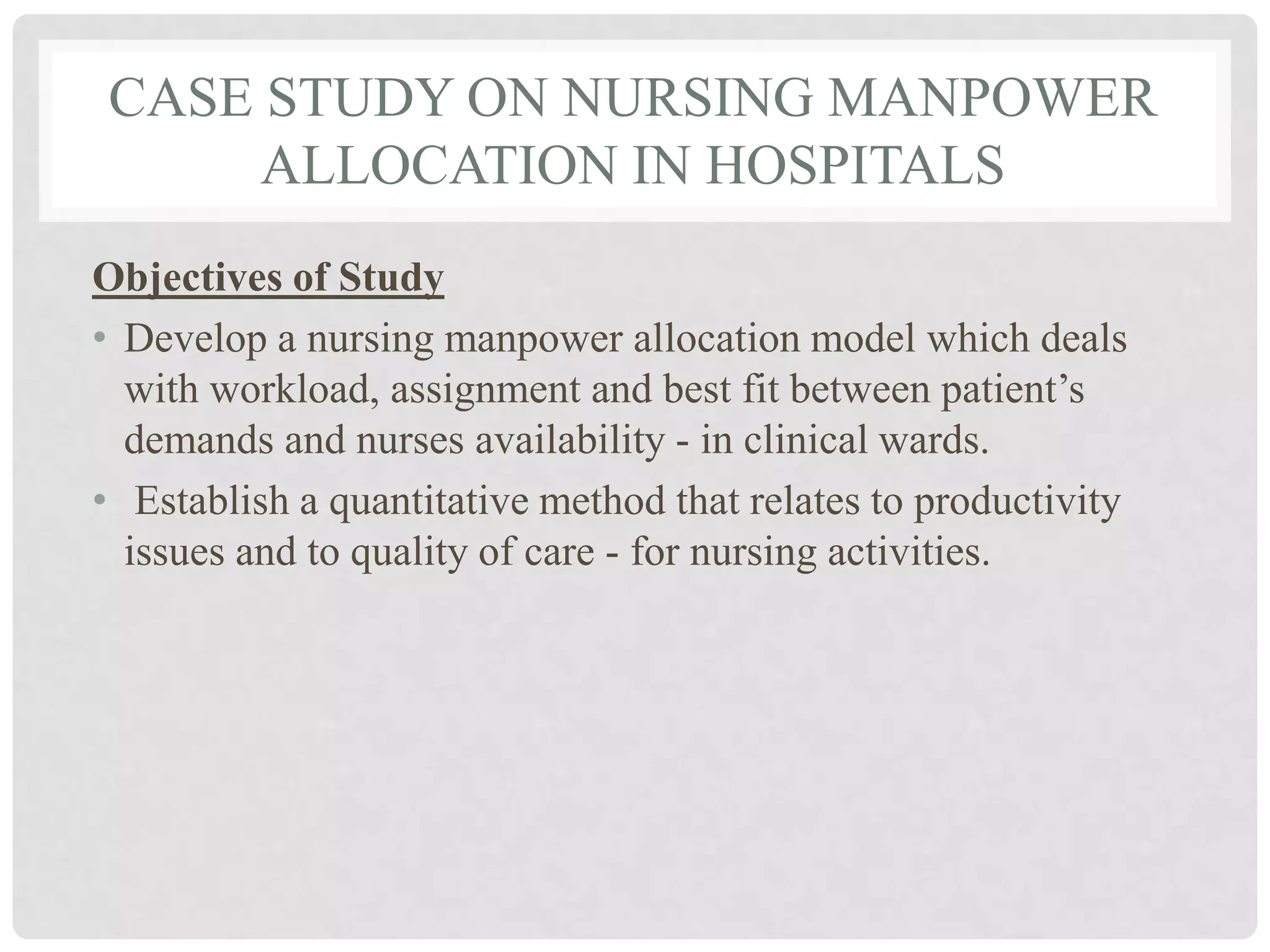 Role of management information systems in manpower allocation | PPTX