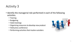 Role of management part 1 | PPTX