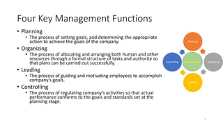 Role of management part 2 | PPT