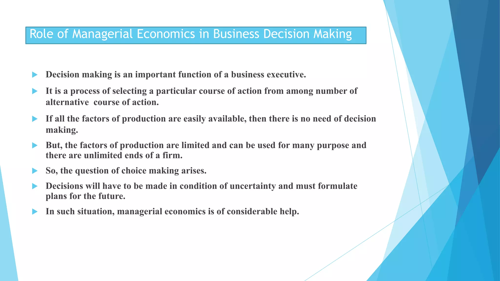 Role of managerial_economics_in_business_decision_making | PPTX