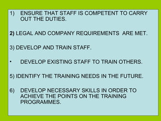 Role Of Manager In Training | PPT
