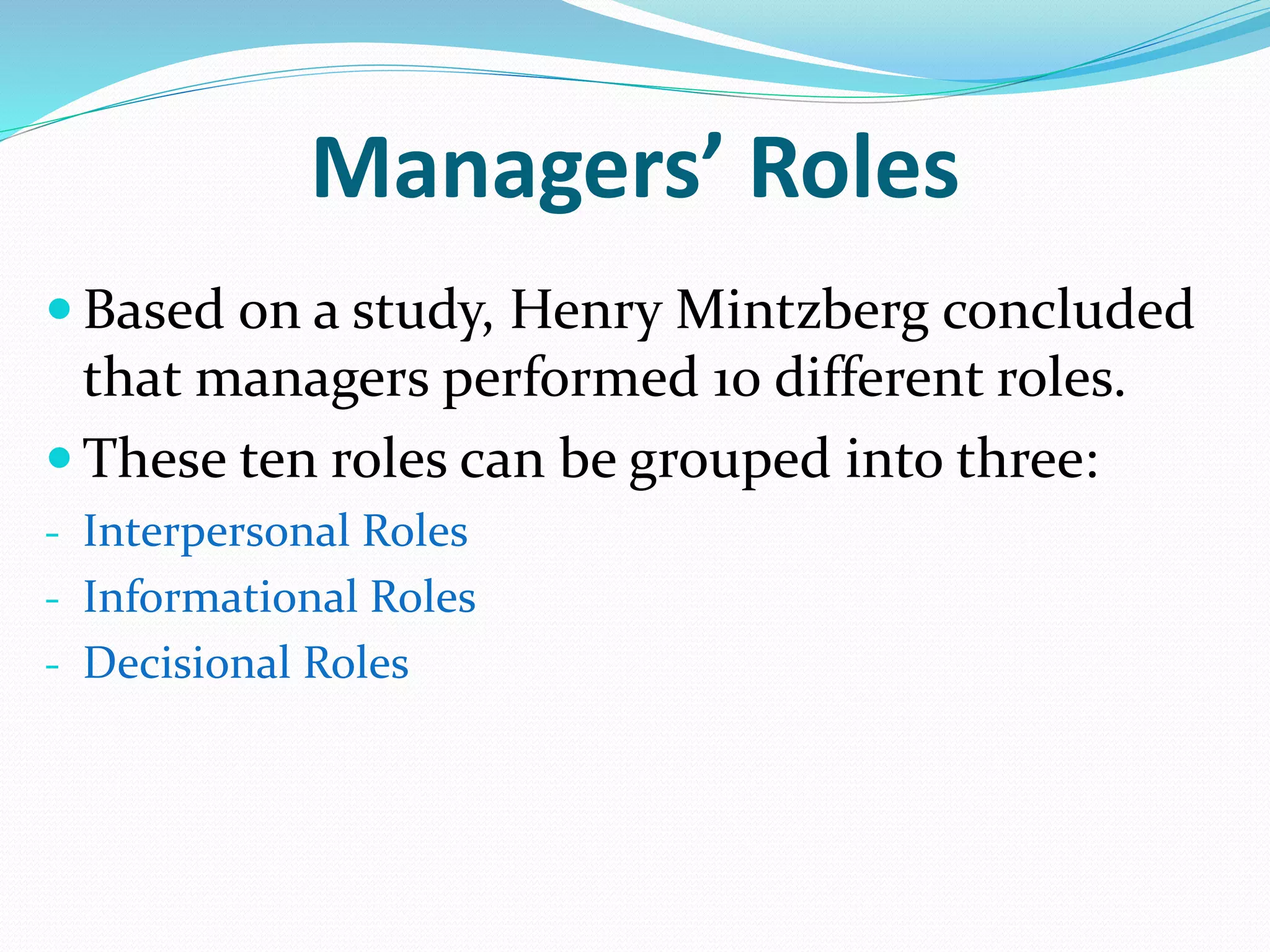 Role of managers | PPTX