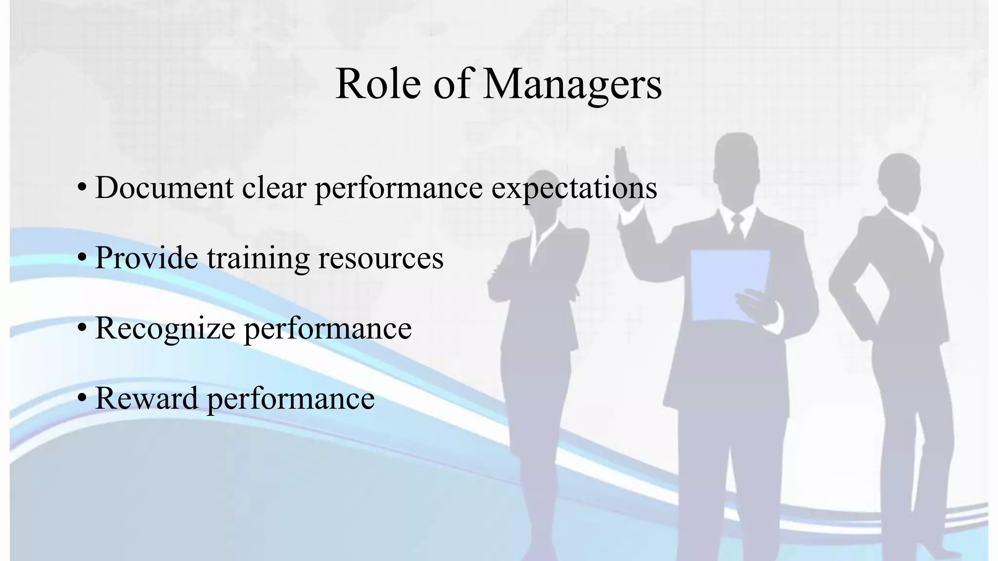 Role of managers and employees in training | PPTX