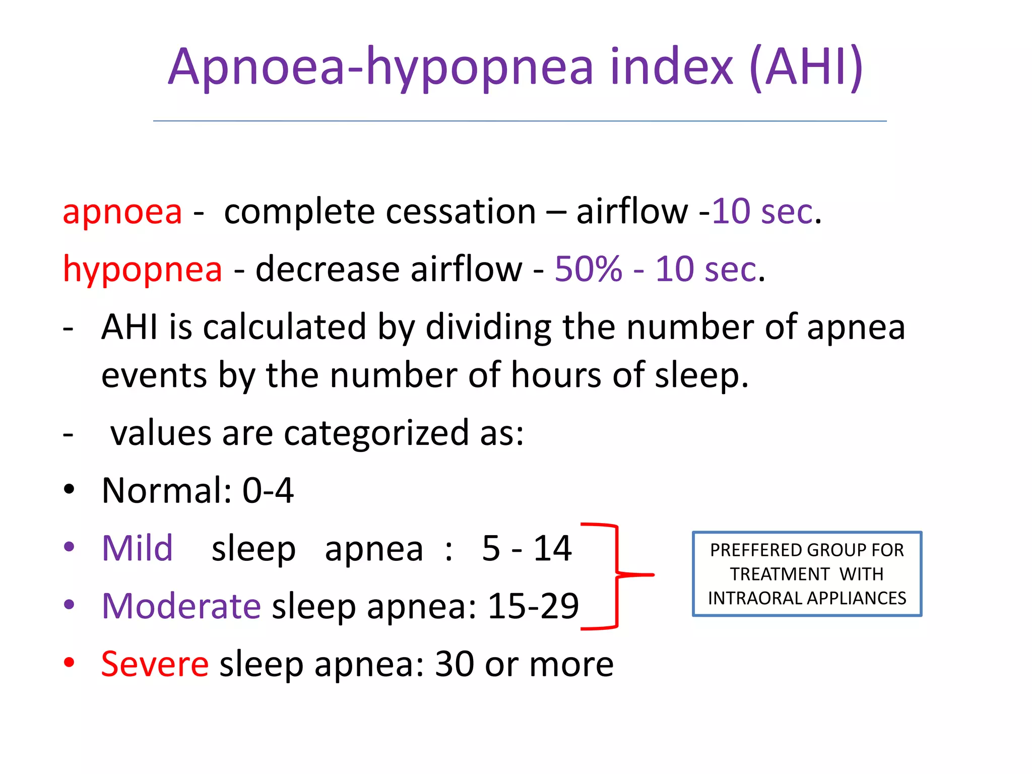 Role of mandibular advancement splint in sleep apnoea | PPTX