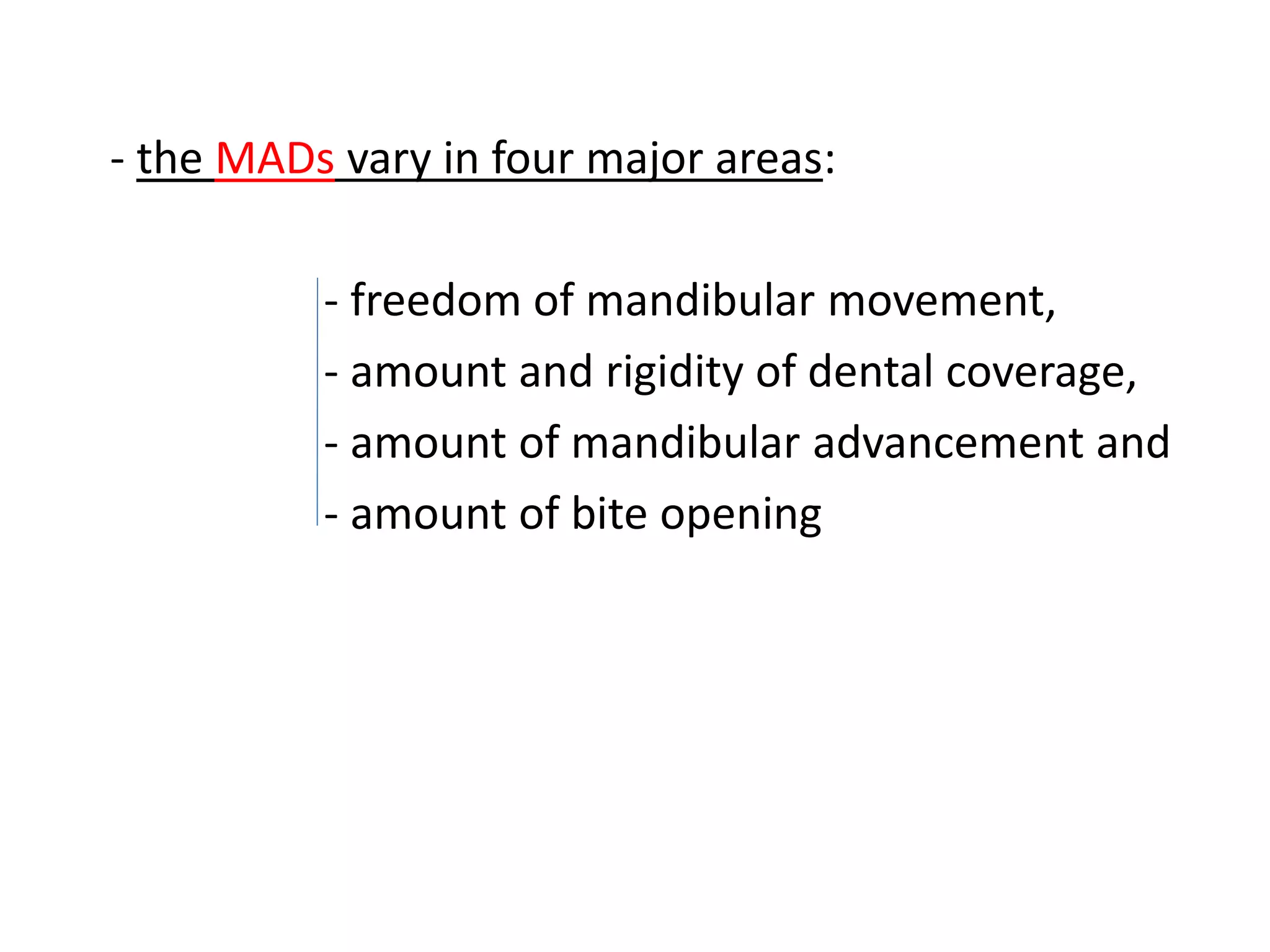 Role of mandibular advancement splint in sleep apnoea | PPTX