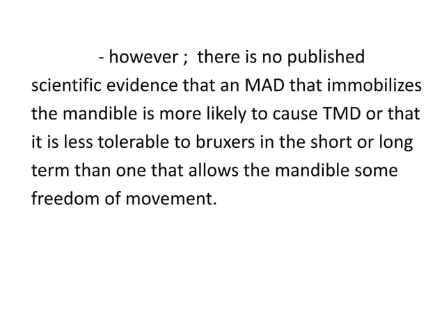 Role of mandibular advancement splint in sleep apnoea | PPTX | Ear ...