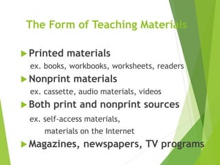 roleof material.ppt