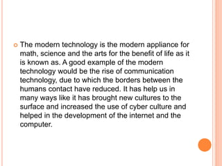 Role of mathematics in modern technology | PPTX