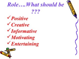 Role of media | PPT
