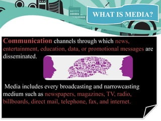 Role of Media ppt | PPTX