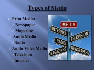 Role of media in current scenario | PPTX