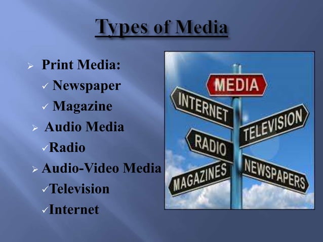 Role of media in current scenario | PPTX