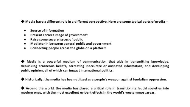 Role of Media in Democracy.pptx | Civic affairs | Politics