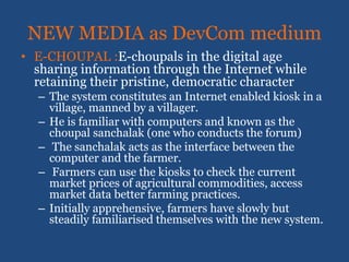 Role of Media in Development Communication | PPTX