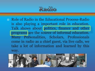 Role of Media in Education | PPTX