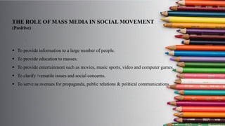 Role of media in social movement | PPTX
