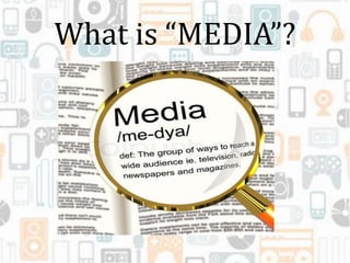 Role of media in Pakistan | PPTX