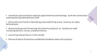 Role of Medical Sales Representative | PPT