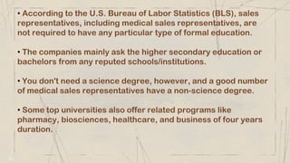 Role of Medical Representative | Pharmaadda | PPTX