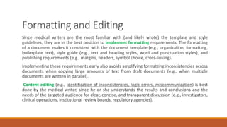 Role of medical writers | PPTX