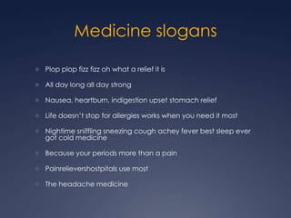 Role of medicine | PPTX